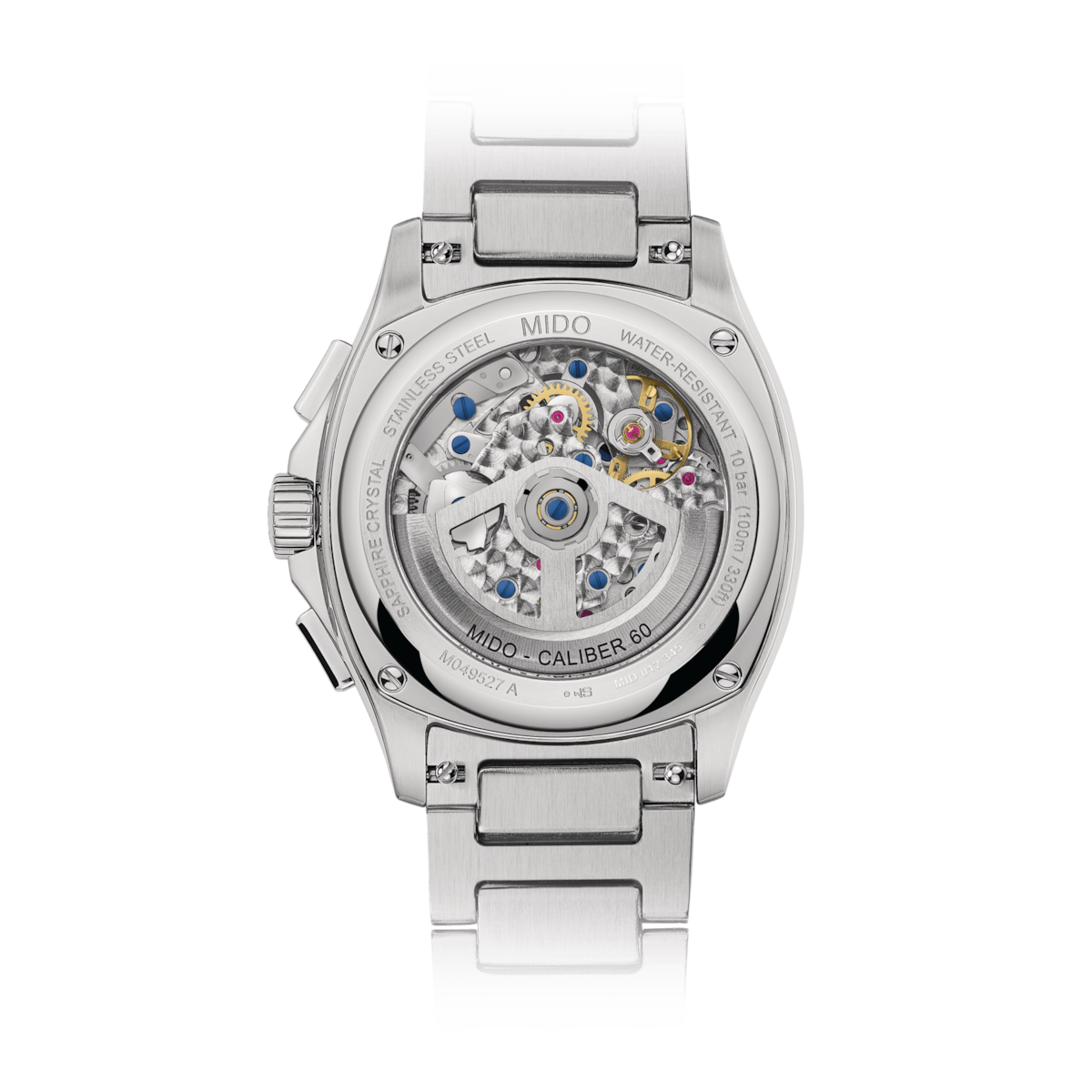 MIDO MULTIFORT TV CHRONOGRAPH Grey -SPECIAL EDITION WITH 1 EXTRA STRAP ...