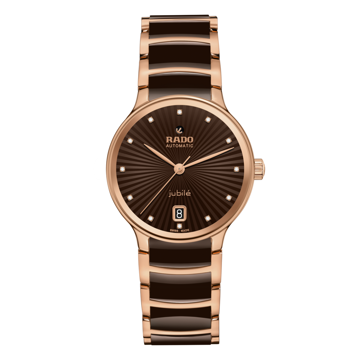 Rado Centrix Diamond Ceramic RG PVD Automatic 35mm – Wamada Jewellery